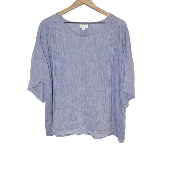 J. Jill | Tops | Purejill J Jill Linen Womens Xl Linen Rayon Semi Sheer ...